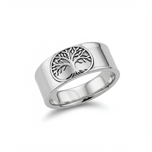 Sterling Silver Plain Rings- JoyeriaParis